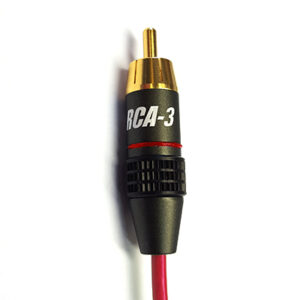 RCA-3 PLUG RED BULK | SUPRA Cables