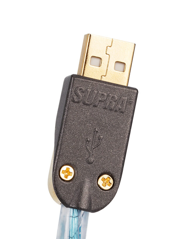 USB 2.0 A MALE MET-S AU PLUG | SUPRA Cables