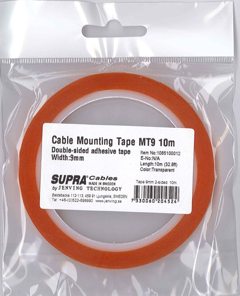 CABLE MOUNTING TAPE MT9 10M | SUPRA Cables