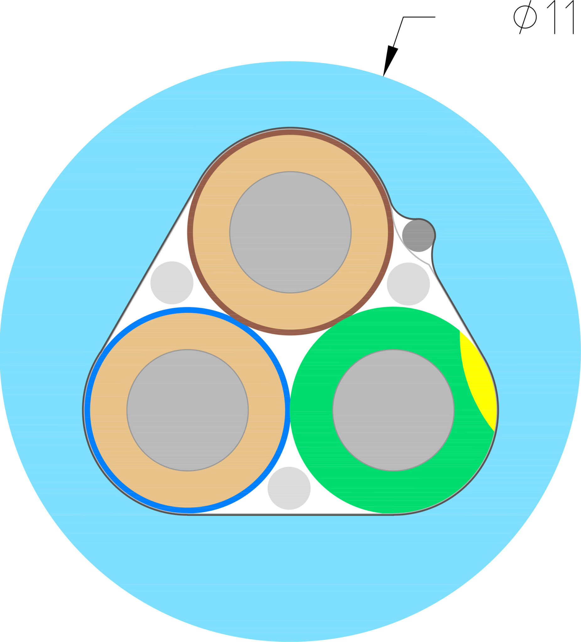 LORAD 3X2.5 SPC GREY B50 | SUPRA Cables
